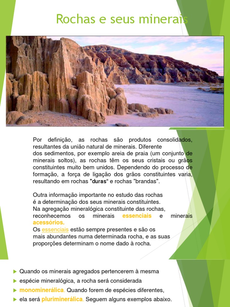 Rochas e Seus Minerais | PDF | Rocha ígnea | Rochas (Geologia)