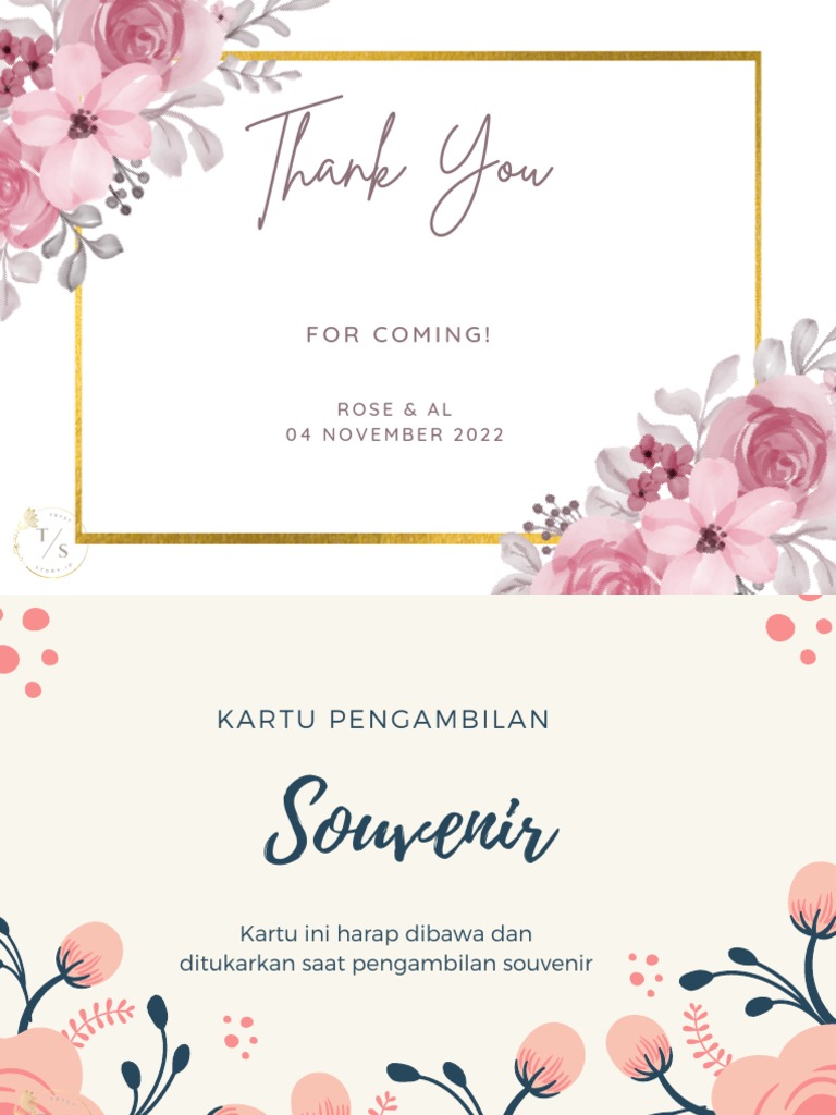 Souvenir Card @tryststory - Id | PDF