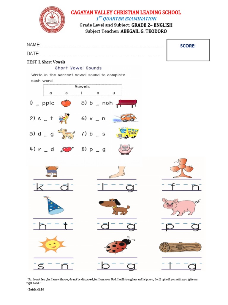 Q1 English 2 Exam | PDF