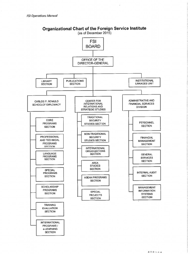 FSI Org Chart | PDF