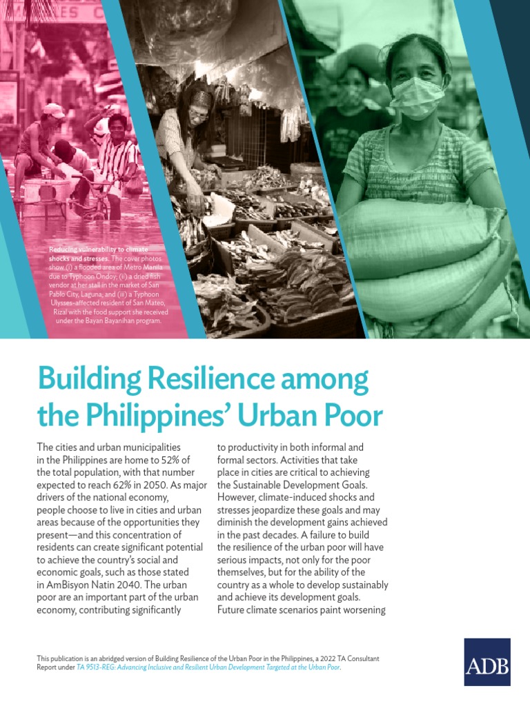 Building Resilience Philippines Urban Poor | Download Free PDF ...