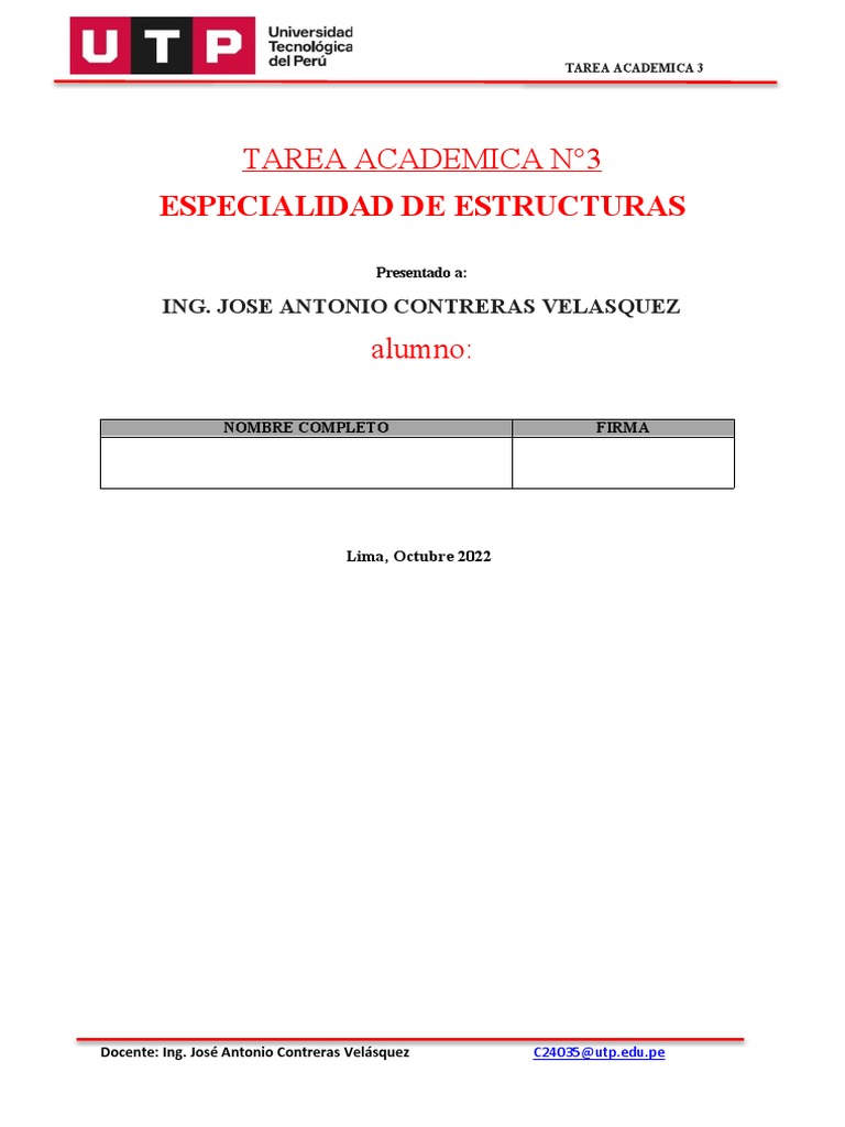 Tarea Academica 3 | PDF Tarea Academica 3 | PDF