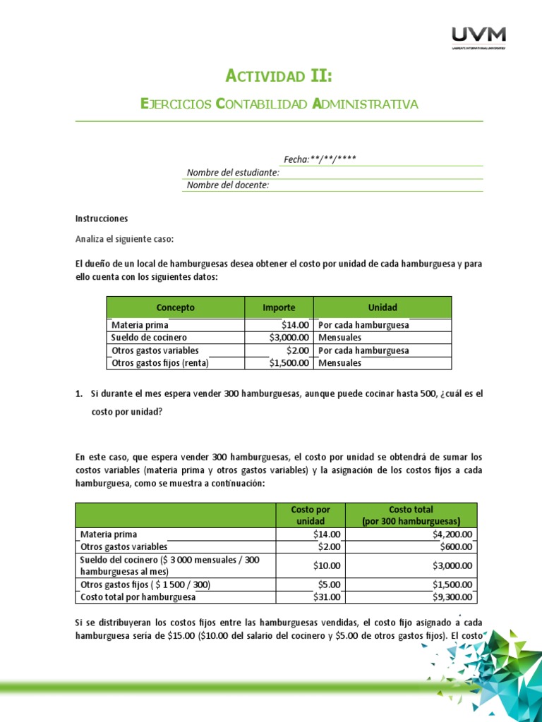 U1 - Ejercicios - A2 (Equipo) | PDF | Economias