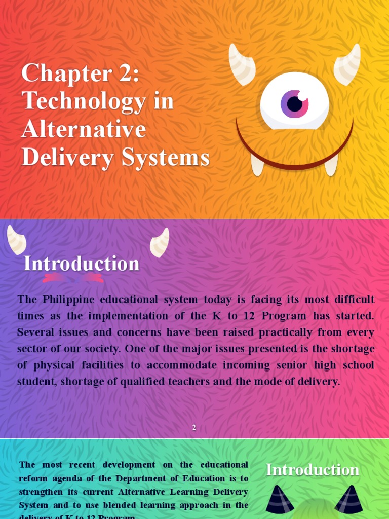 Chapter 2 Technology in Alternative Delivery System | PDF | Distance ...