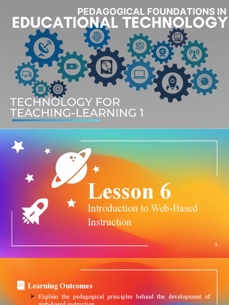 Lesson 6 Introduction To Web Based Instruction | PDF | Educational ...