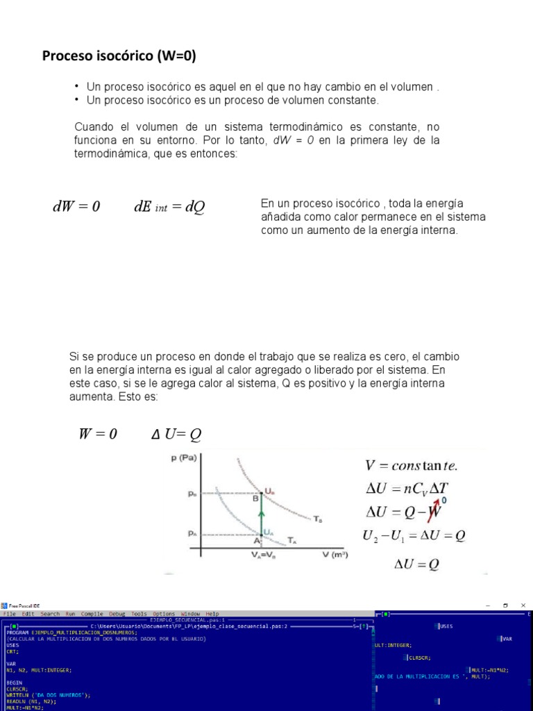 Proceso Isocorico | PDF