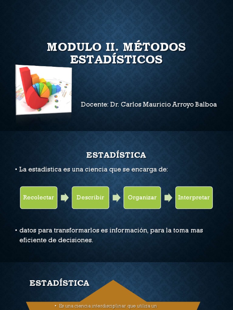 Modulo II Modelos Estadisticos | PDF | Muestreo (Estadísticas) | Estadísticas