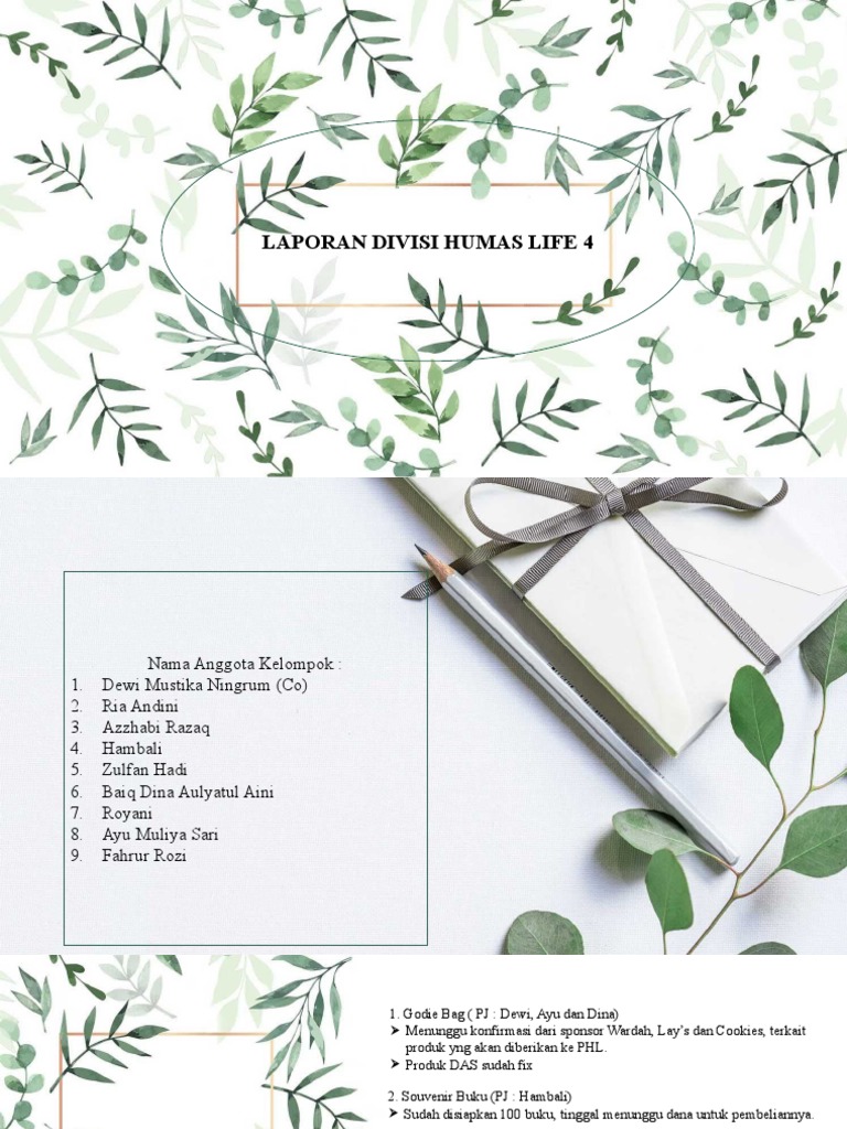 Divisi Humas Life 4 | PDF