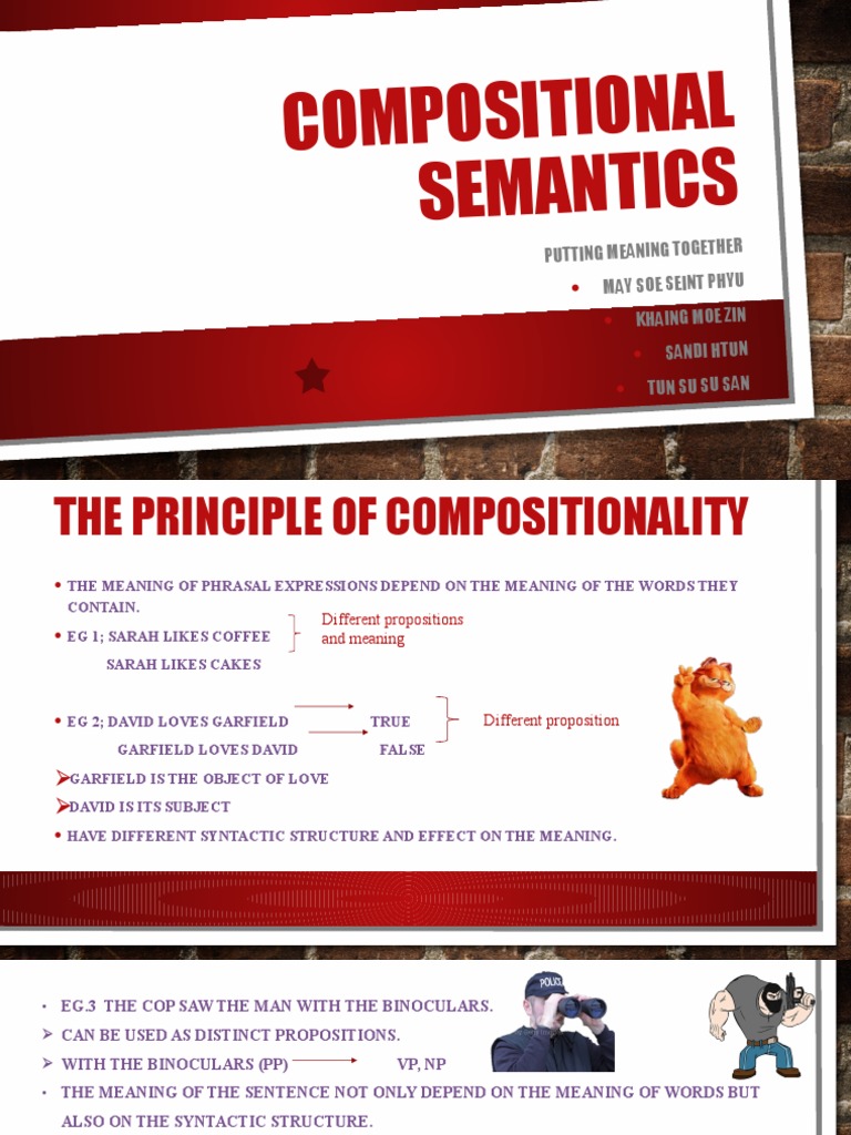Compositional Semantics | PDF | Idiom | Phrase