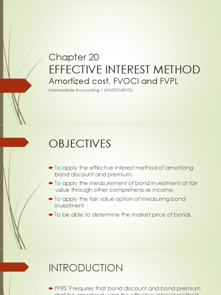 Effective Interest Amortization | PDF | Bonds (Finance) | Present Value