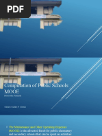 MOOE Utilization Guidelines for Schools | PDF | Receipt | Expense