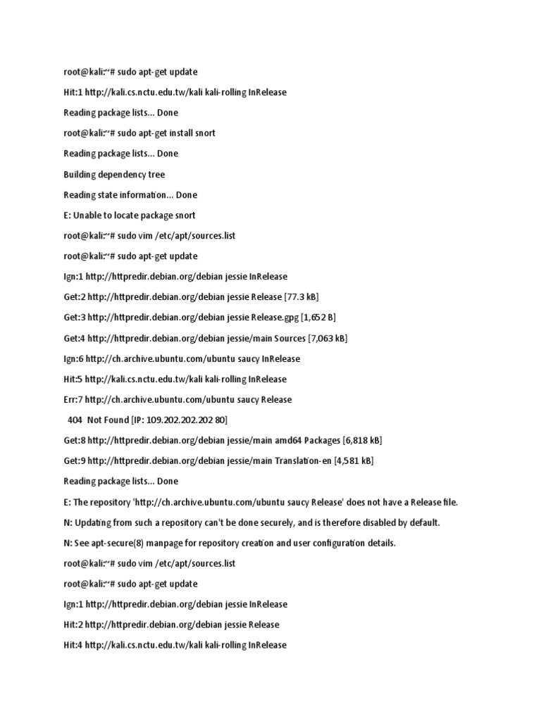 Snort Installation | PDF | Computer Engineering | Computer Architecture