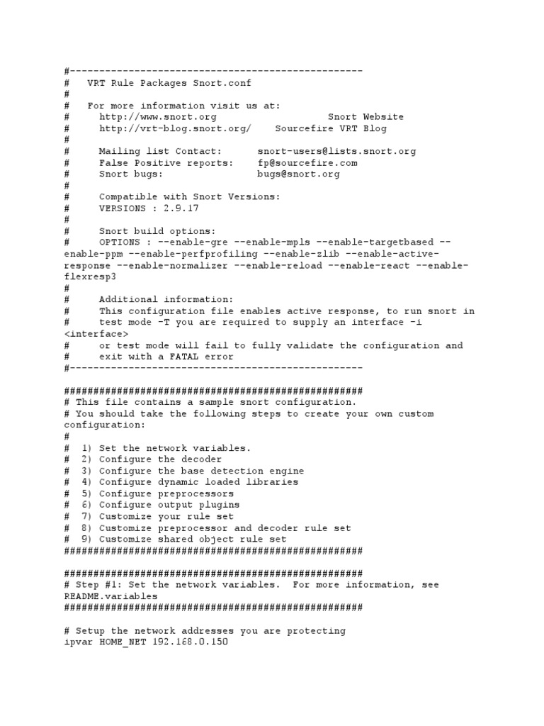 Snort | PDF | File Transfer Protocol | Transmission Control Protocol