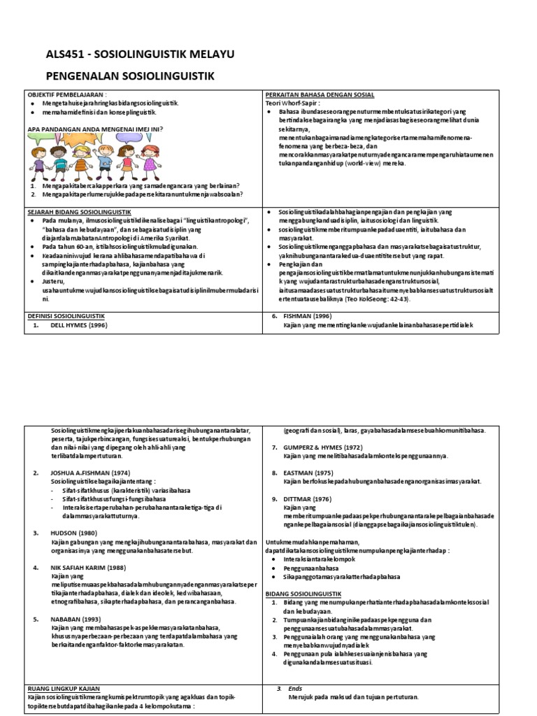 Nota Kuliah 1 Als451 | PDF