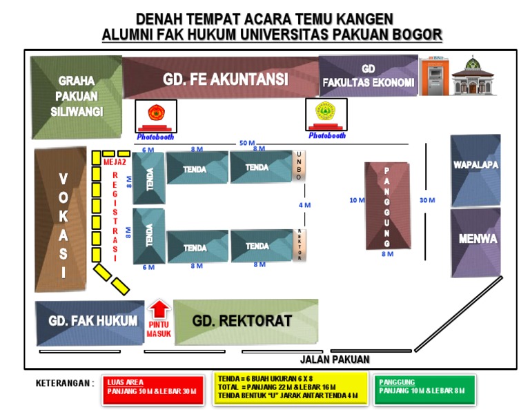 Rencana Tata Letak Acara Pertemuan Alumni Fakultas Hukum Universitas ...