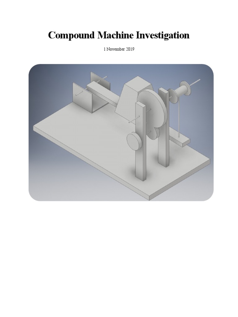 Engineering Compound Machines | PDF | Mechanical Engineering | Applied ...