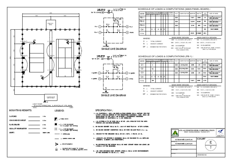 Page 4 - Electrical Layout (Court) | PDF | Electrical Engineering ...