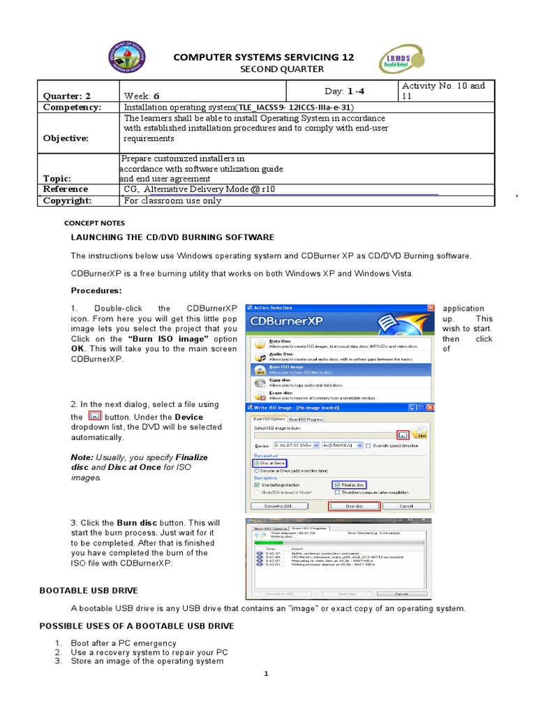 Css q2 Week6 g12 | PDF | Usb Flash Drive | Booting
