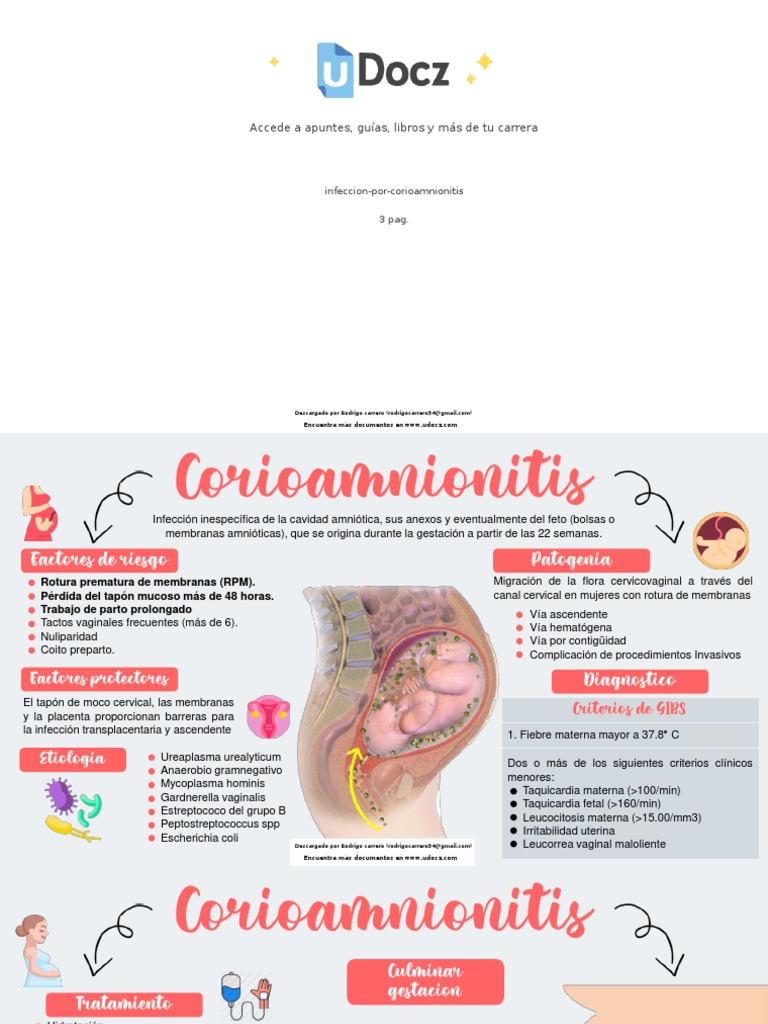 Infeccion Por Corioamnionitis 248892 Downloable 675163 | PDF | El ...