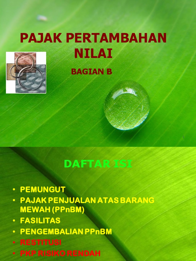PPN B - Pertemuan I Dan II | PDF | Bisnis | Pengelolaan Keuangan & Uang