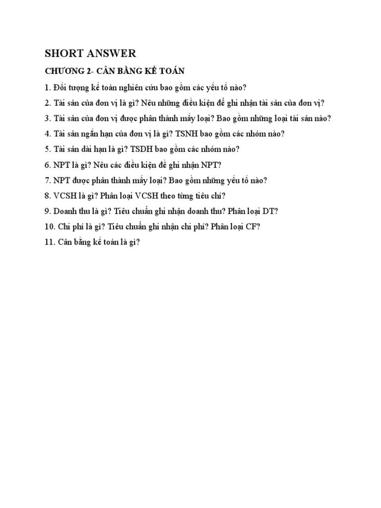 Short Answer - C2 | PDF