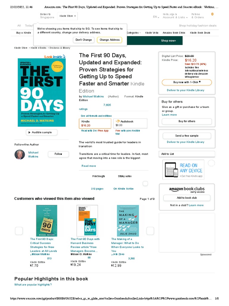 The First 90 Days, Updated and Expanded: Proven Strategies For Getting ...