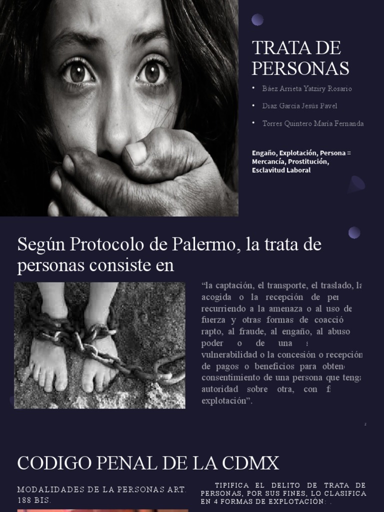Trata De Blancas Pdf Trata De Personas Crímenes
