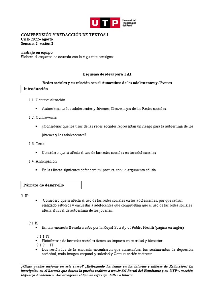 ESQUEMA DE IDEAS (Resuelto) | PDF | Ciencia cognitiva | Conceptos psicologicos