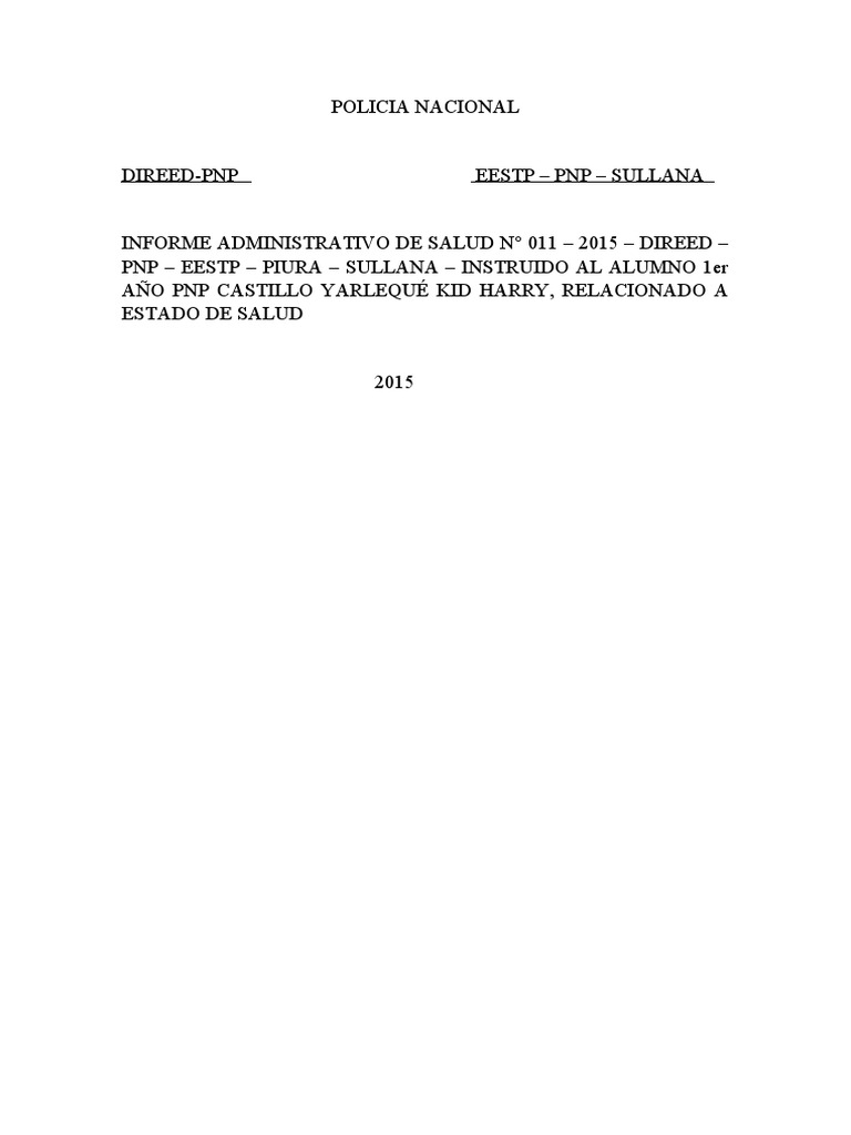 Policia Nacional Pdf