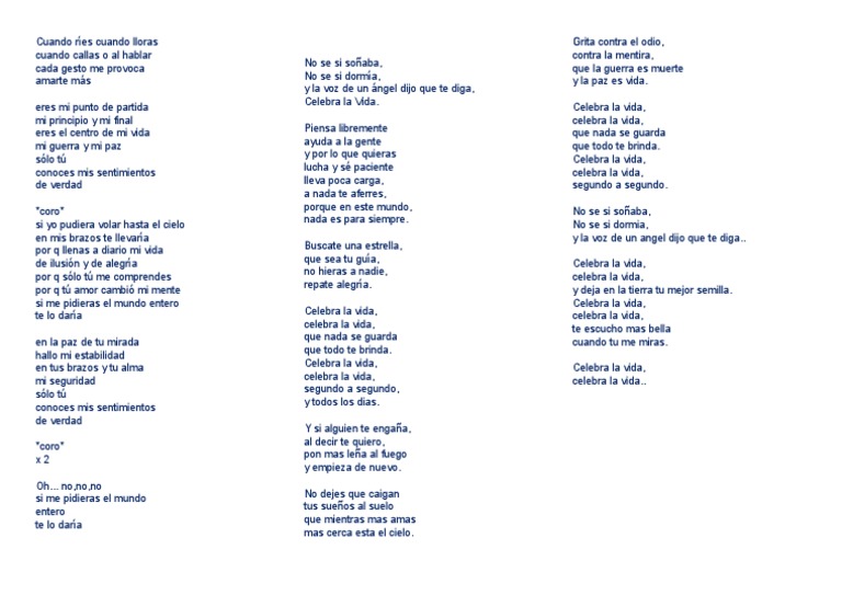 Cuando Ríes Cuando Lloras | PDF