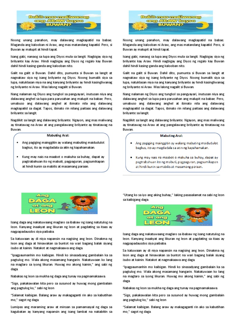 Kwentong Pambata | PDF