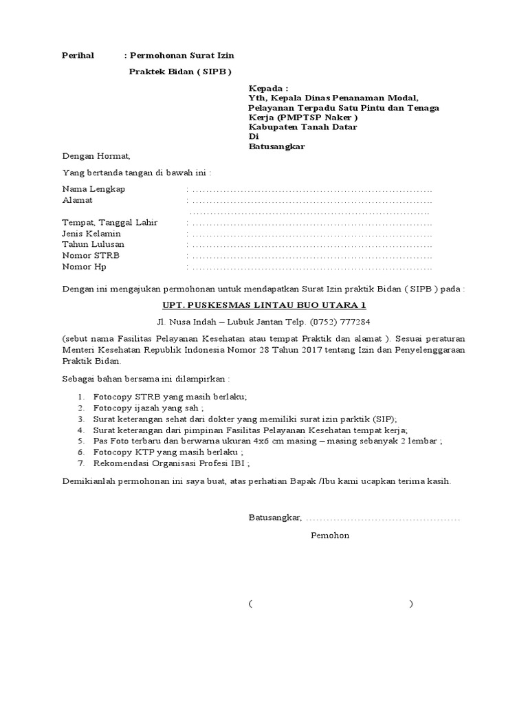 Permohonan Satu Pintu | PDF