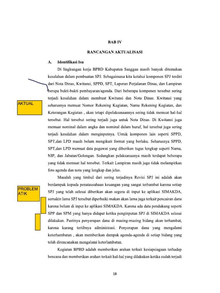 Contoh Identifikasi Isu | PDF