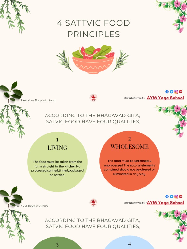 4 Sattvic Food Principles That Will Transform You On A Physical, Mental ...