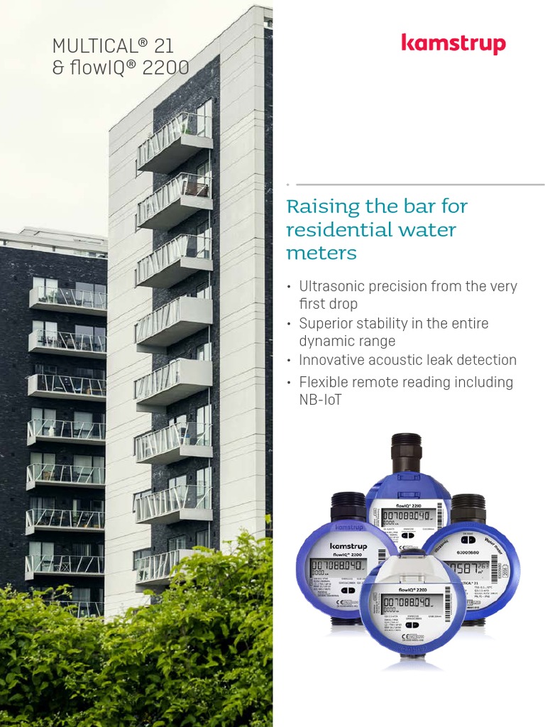 Raising The Bar For Residential Water Meters: Multical® 21 & Flowiq ...