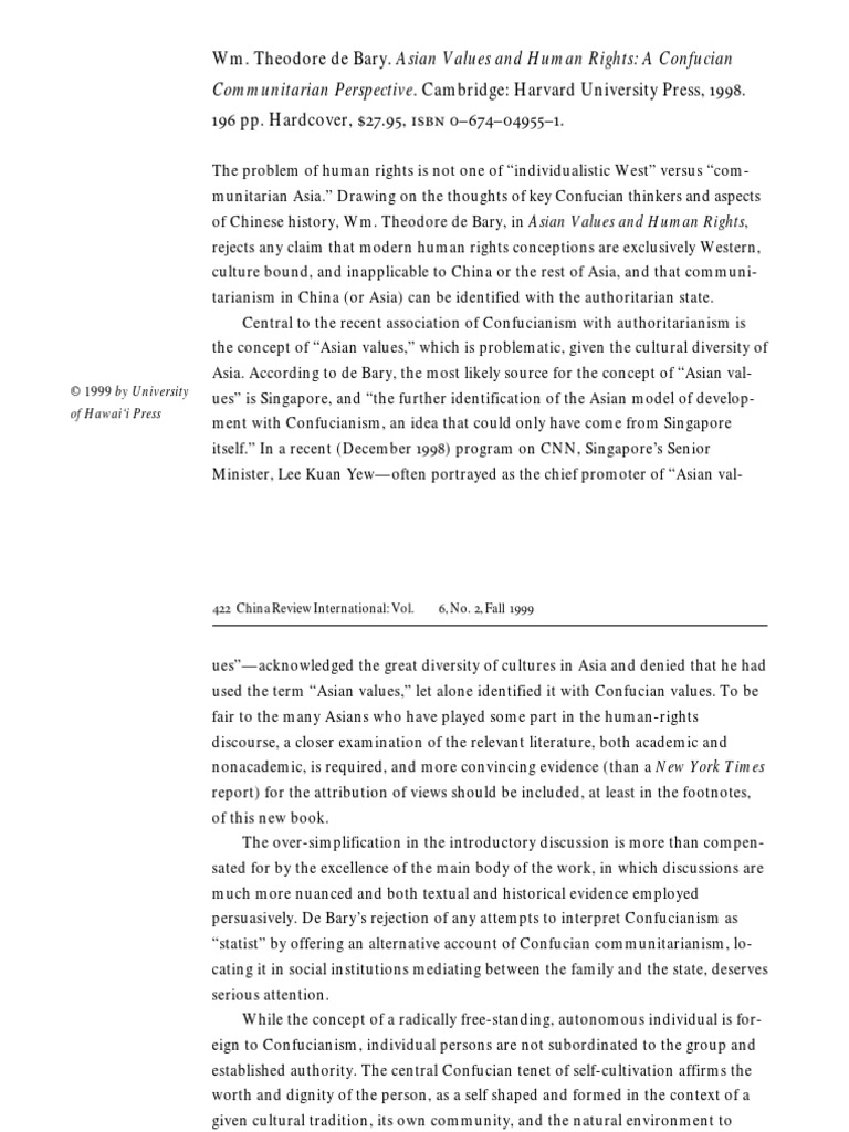 Asian Values and HR - Confucian Perspective | PDF | Confucianism ...