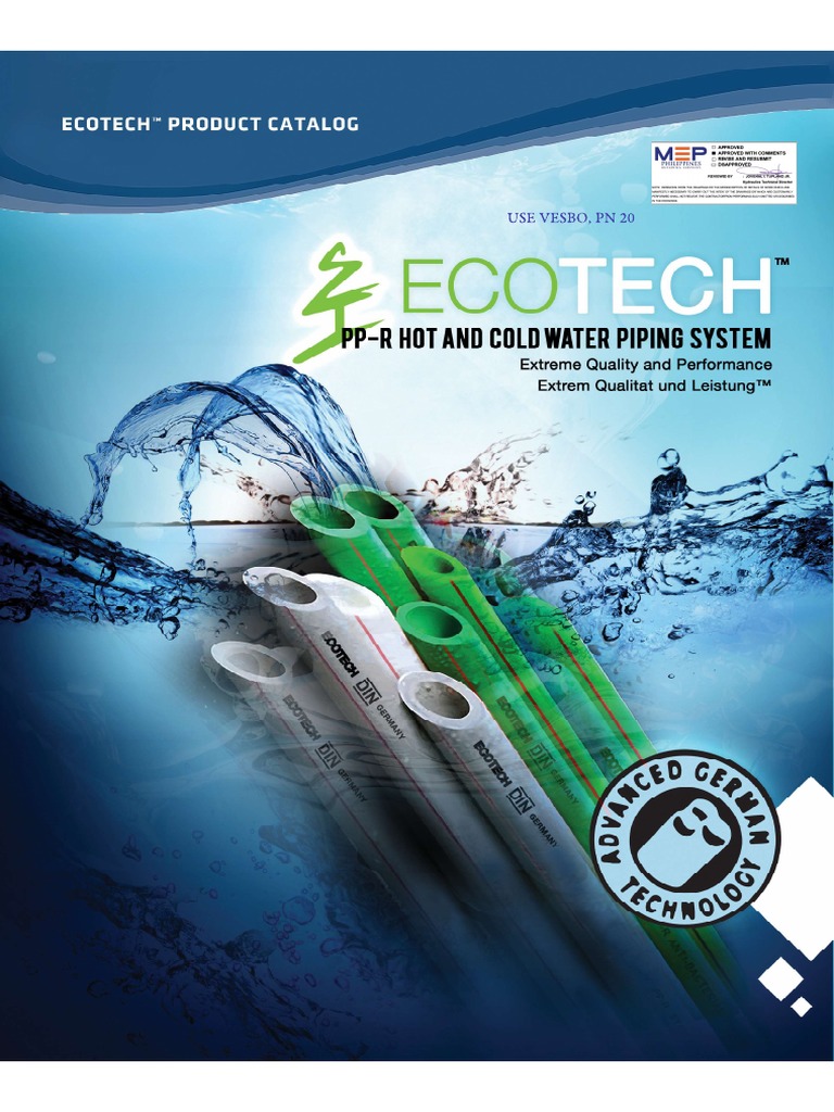 ECOTECH | PDF | Gas Technologies | Plumbing