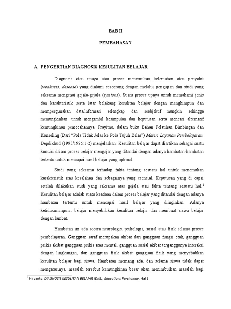 Makalah Psikologi Pendidikan - Diagnostik - Kelompok 10 | PDF