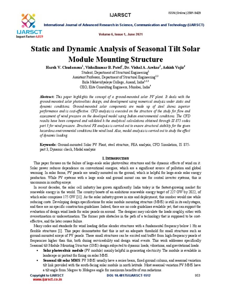 Mms Design Paper | PDF | Photovoltaics | Solar Power