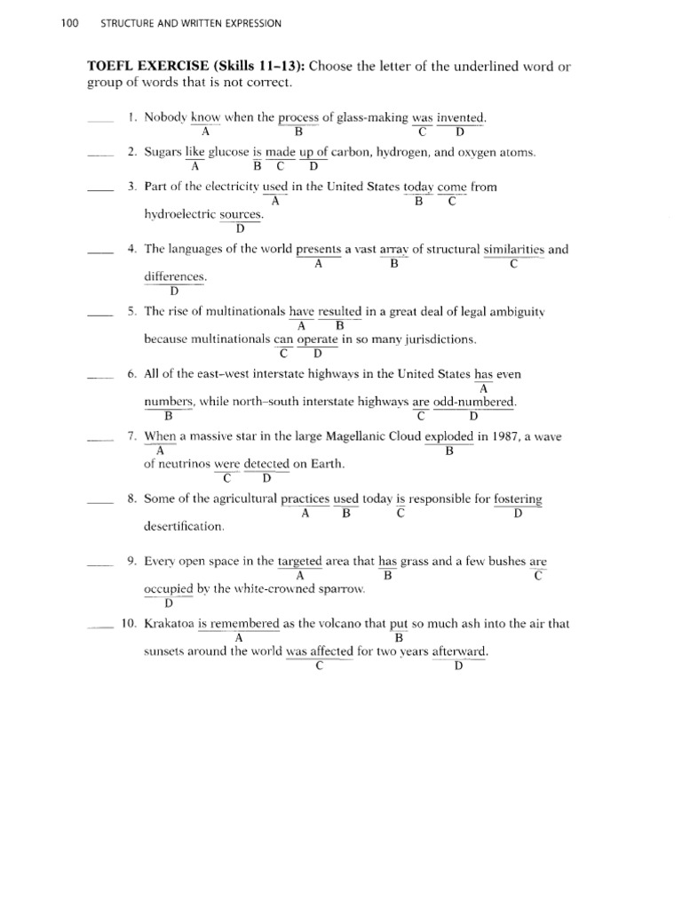 Structure (Soal Agreement) | PDF