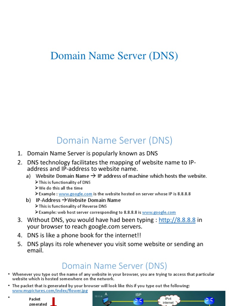 9 - PPT-6 - DNS | PDF | Domain Name System | Domain Name