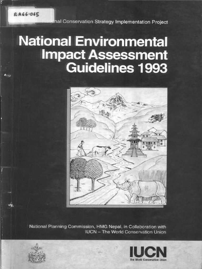 National EIA Guideline 1993 | PDF | Environmental Impact Assessment ...