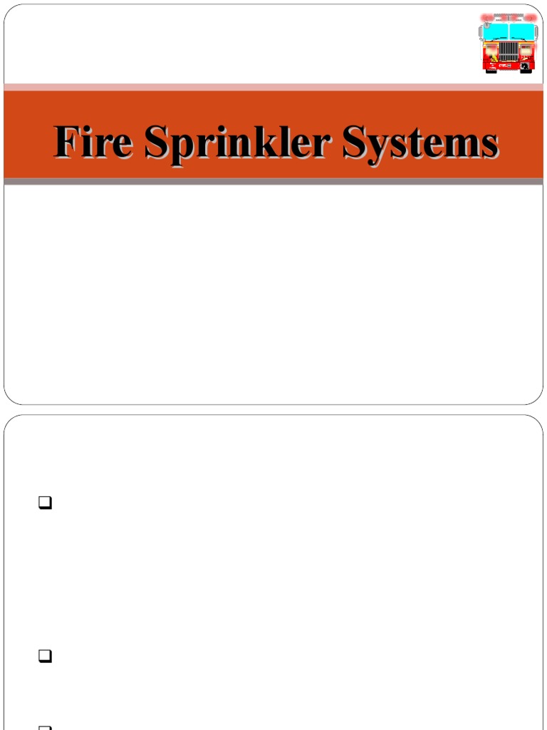 Fire Sprinkler Systems (Autosaved) | PDF | Fire Sprinkler System ...