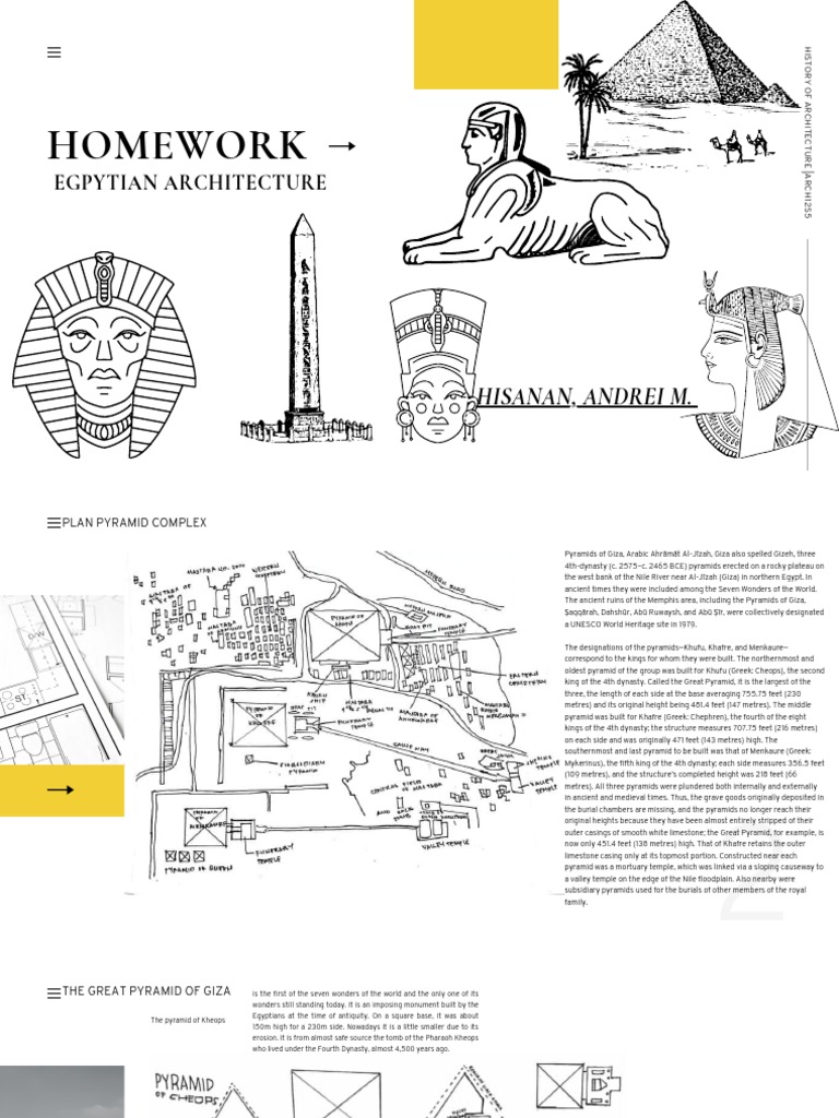 Homework-Example of Egyptian Architecture | PDF | Egyptian Pyramids ...