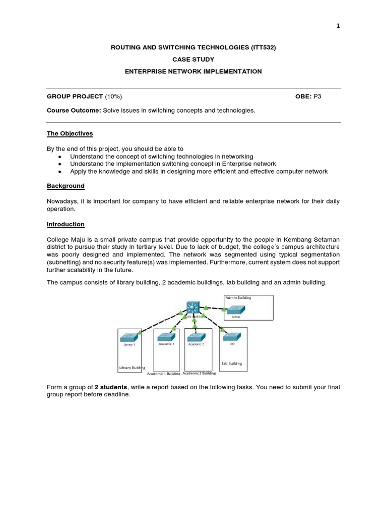 CaseStudy Oct2022 | PDF | Computer Network | Router (Computing)