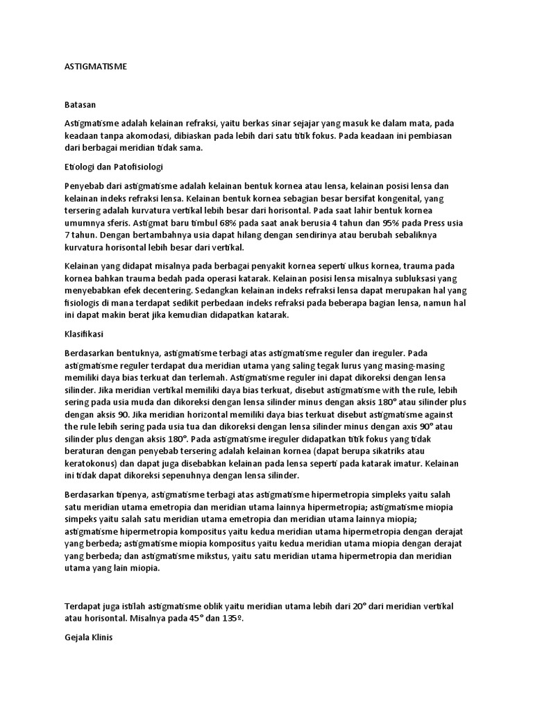 VISUAL CLARITY THROUGH PROPER REFRACTIVE CORRECTION | PDF