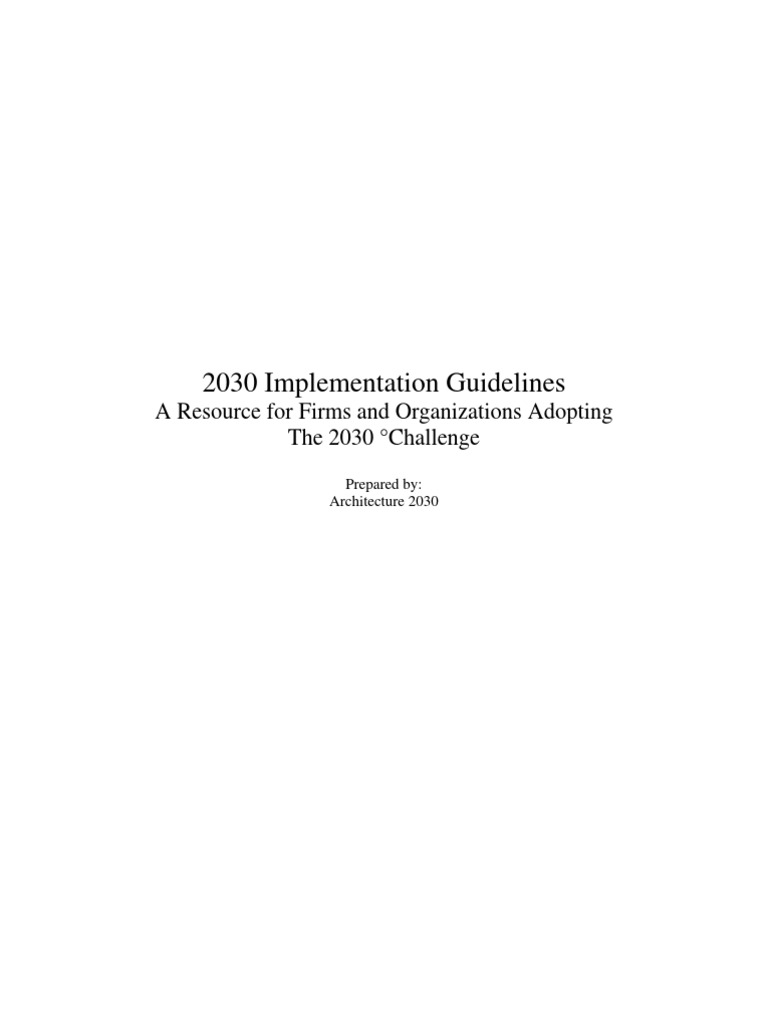 Implementation Guidelines | PDF | Business