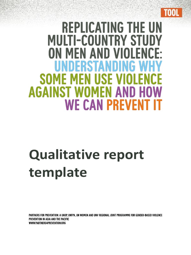 Qualitative Report Template Final | PDF | Gender | Gender Studies