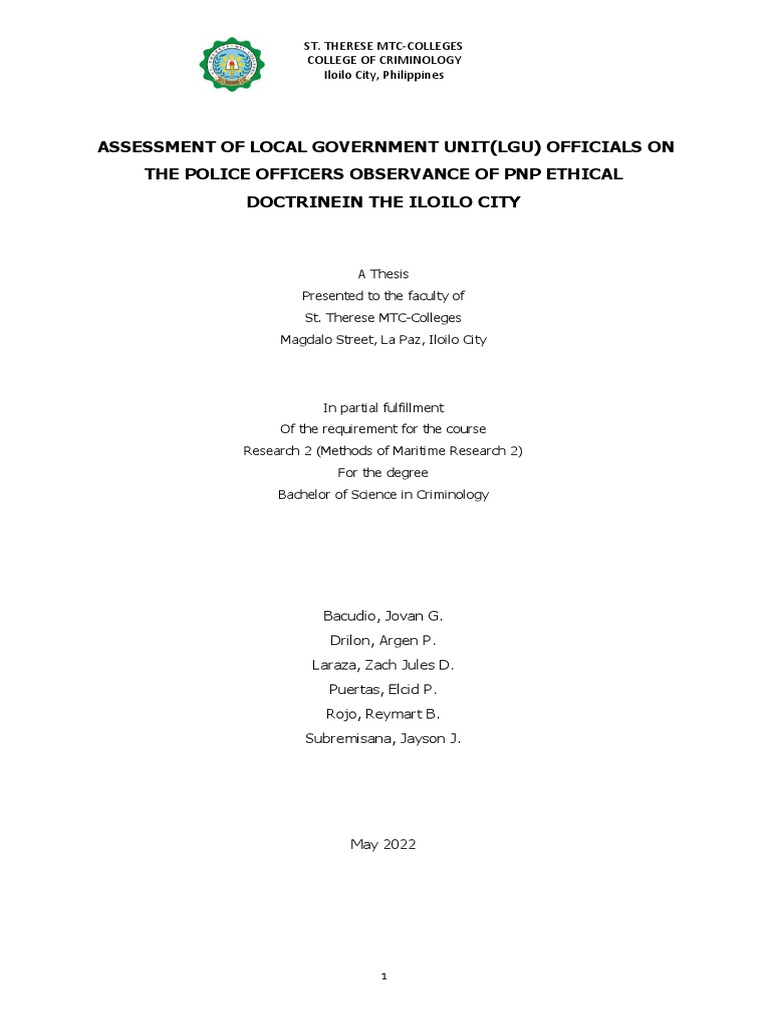 Police Officers | PDF | Justice | Crime & Violence