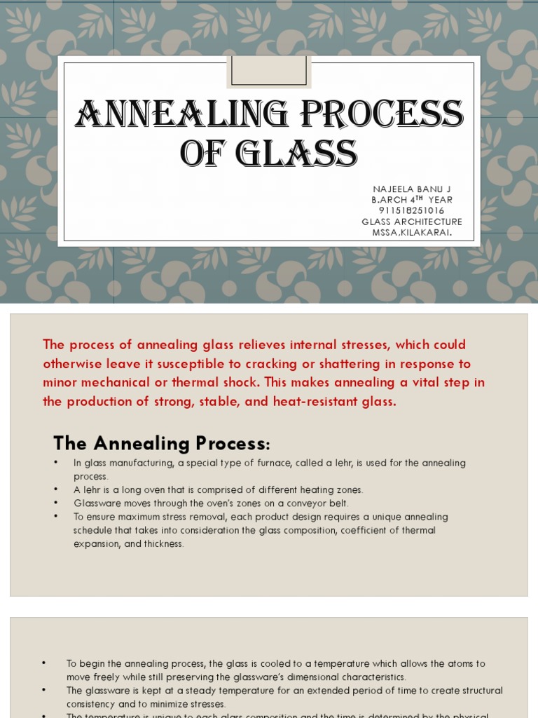 Annealing Process of Glass | Download Free PDF | Glasses | Solid